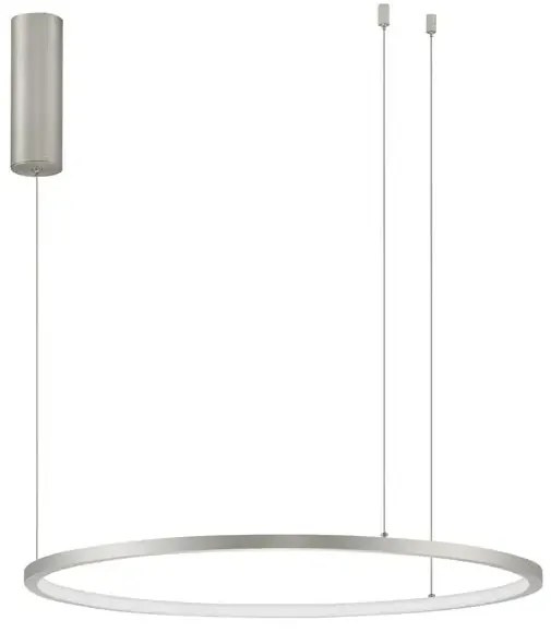 LED lustr Tarquin 60 Stříbrná
