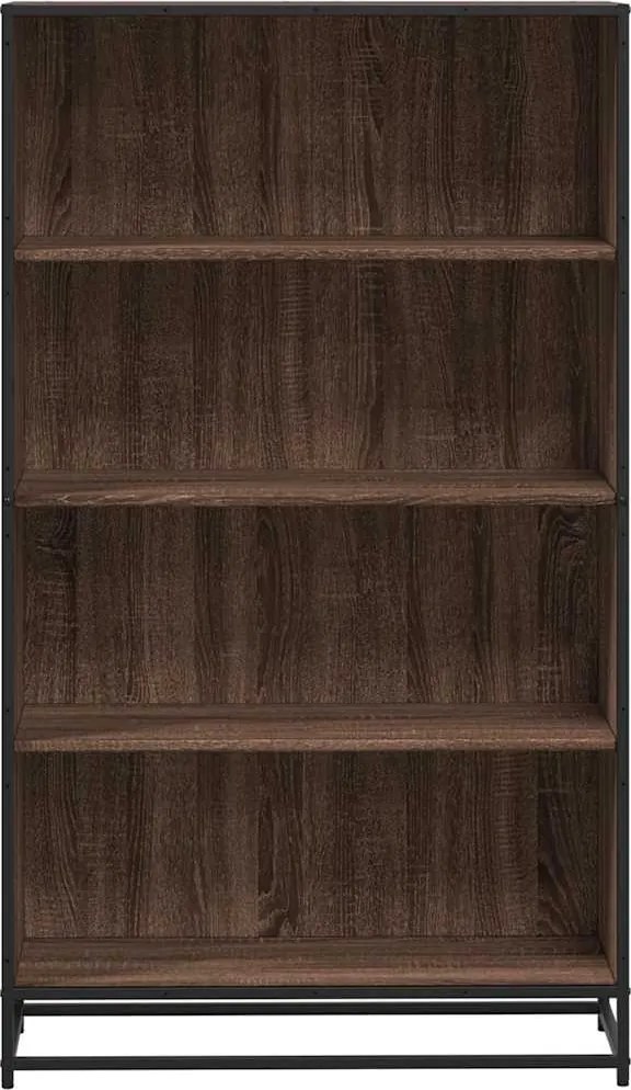 Knihovna hnědý dub 80,5 x 35 x 139 cm kompozitní dřevo 3300849
