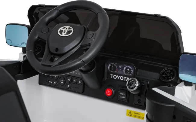 Elektrické autíčko Toyota Land Cruiser PRADO bílé