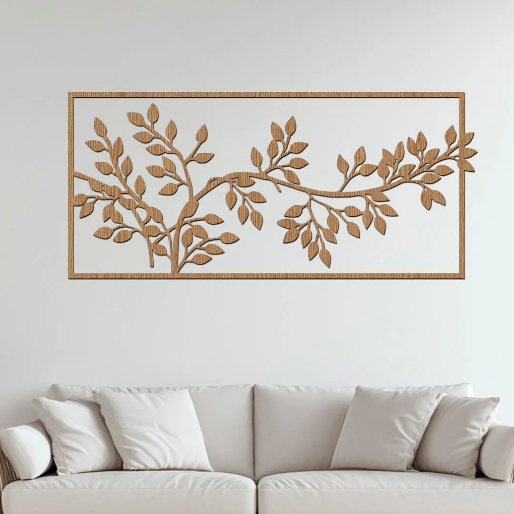 dřevo života Dřevěný strom NAŠICH CEST Zvolte rozměr (cm): 100x45, Zvolte barvu dekoru: Dub Sonoma