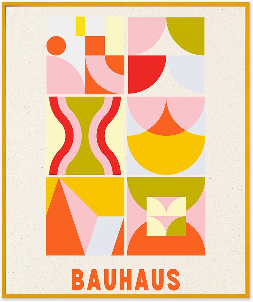 Zarámovaný digitální tisk Bauhaus