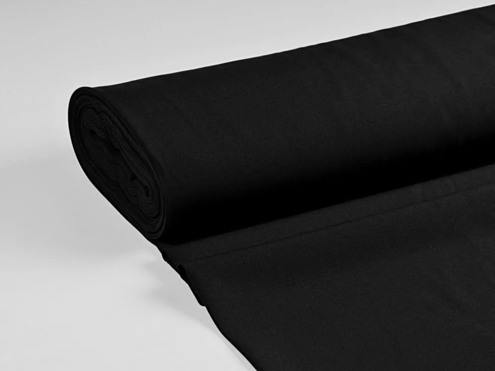 Biante Dekorační obdélníkový ubrus Rongo RG-014 Černý 100x160 cm