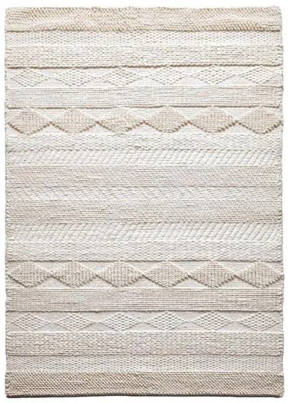 Diamond Carpets India, Ručně vázaný kusový koberec Winter DESP P88 Mohair White, 200x290, bílá, ložnice