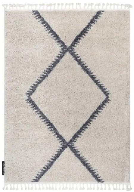 Dywany Łuszczów Kusový koberec Berber Maknes B5910 cream and grey ROZMĚR: 120x170