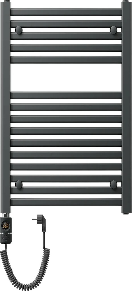 Mexen Helios, elektrické topné těleso 800 x 500 mm, 600 W, antracitová, W103-0800-500-2600-66