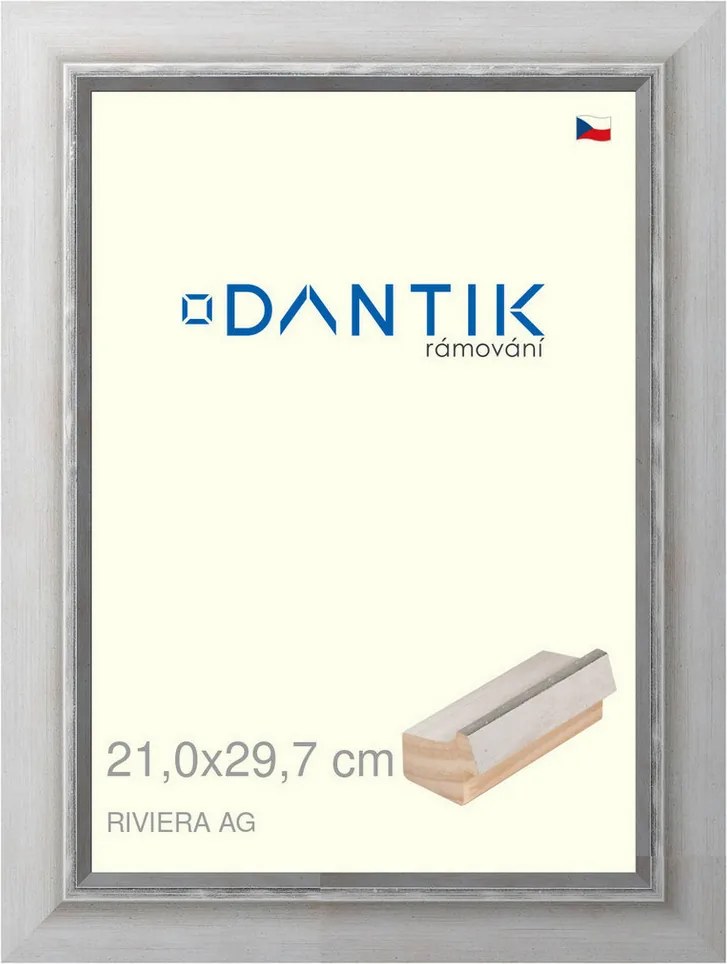 DANTIK rámeček 21x29,7 | RIVIERA AG (Sklo Čiré)
