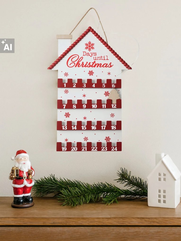 Sinsay - Adventní kalendář s motivem domu - vícebarevná