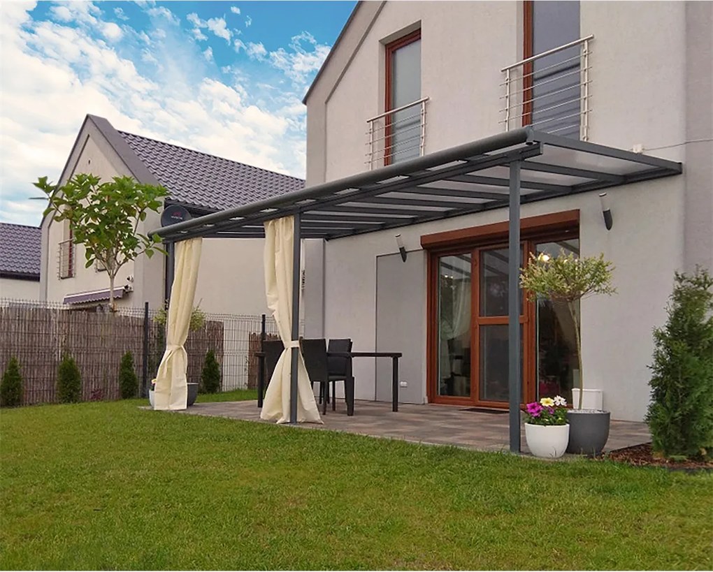 Palram - Canopia Sierra 5400 antracit 3 x 5,46 - hliníková (montovaná) pergola