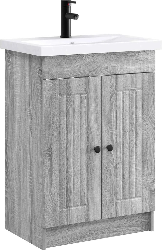 Sada koupelnového nábytku Šedý Sonoma 78,5 x 37,5 x 81 cm 3404200