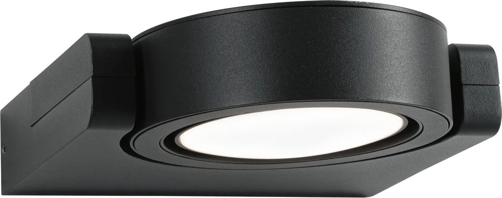 P 94406 Venkovní nástěnné svítidlo Swivea antracit IP44 8W 230V teplá bílá nastavitelná hlava svítidla - PAULMANN