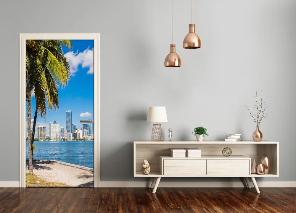 Fototapeta samolepící na dveře Miami 95x205 cm