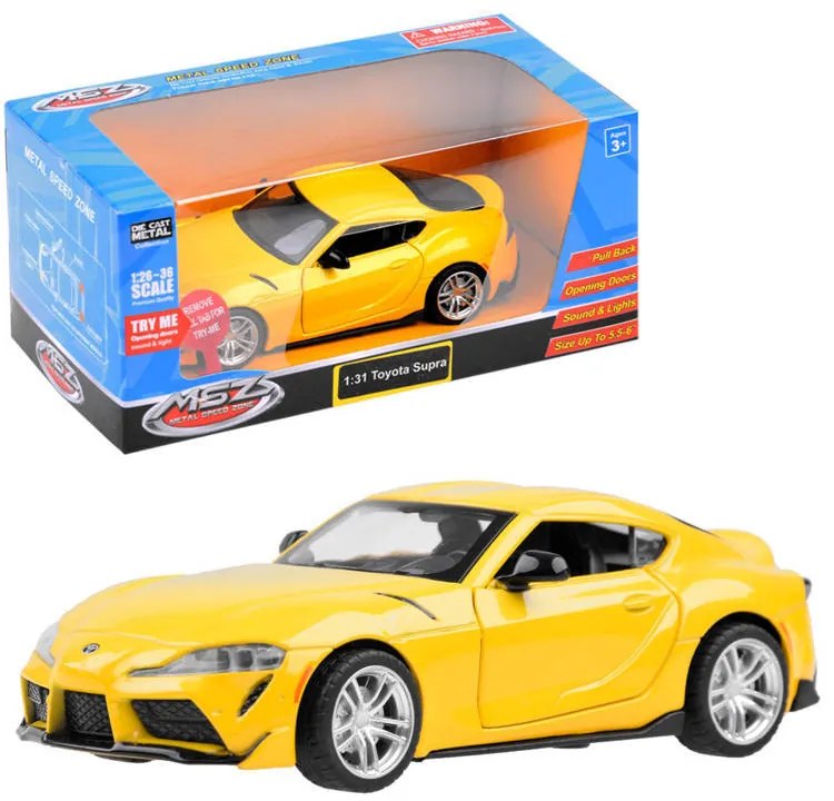 Auto Toyota GR Supra 1:31 kovový vůz ZA3758