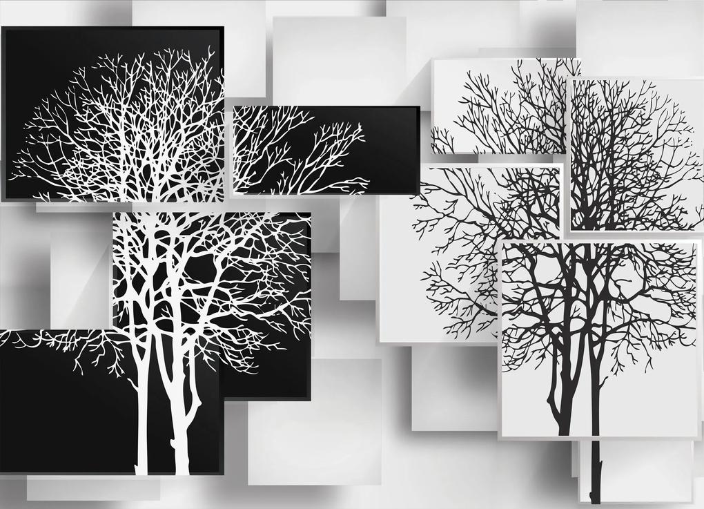 Malvis ® Tapeta 3D stromy Vel. (šířka x výška): 432 x 290 cm