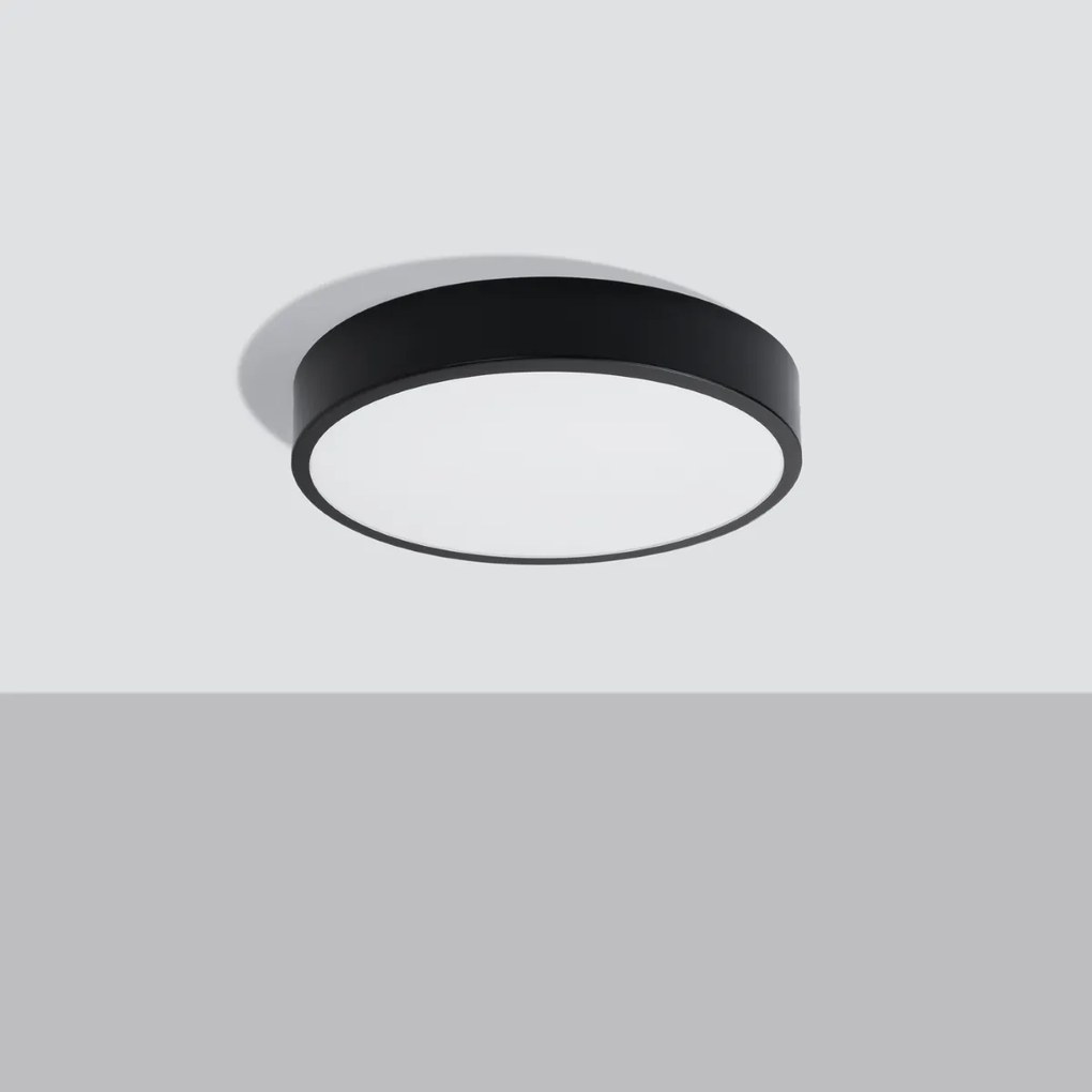 Sollux Lighting Stropní svítidlo ONYX 40 černá LED 3000K