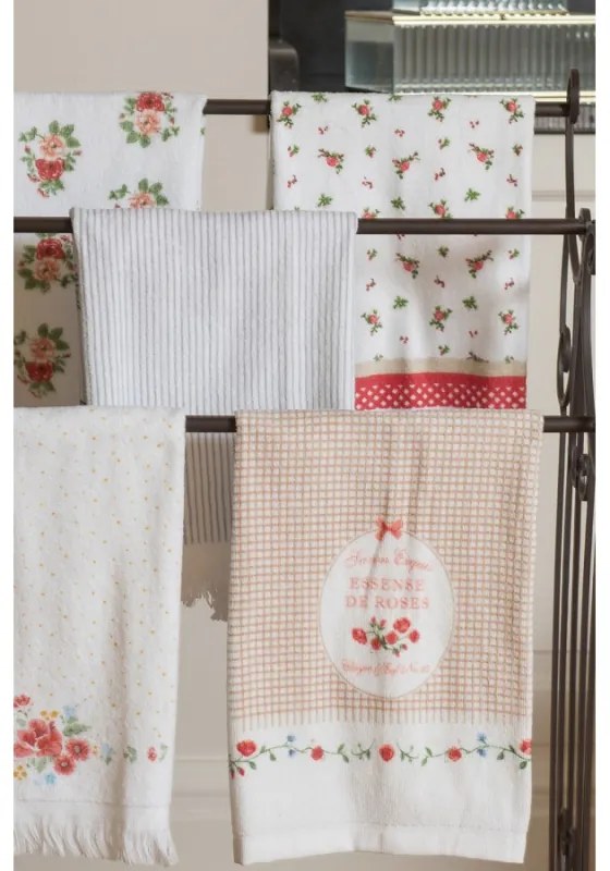 Kuchyňský froté ručník Essense de Roses – 40x66 cm
