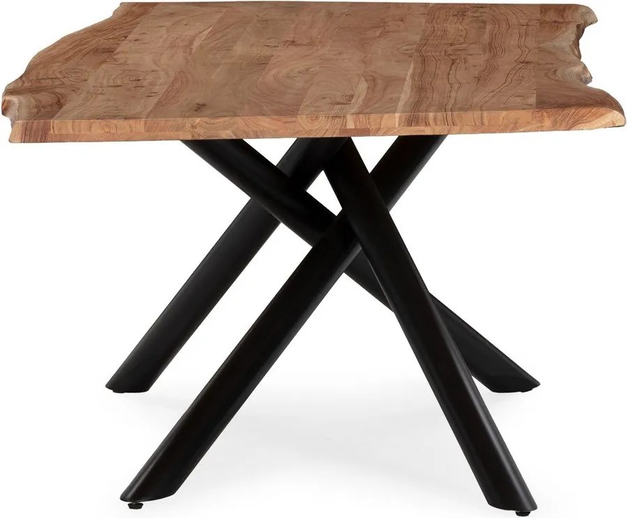 Jídelní stůl z masivu akácie 100x220 cm Anuri – MOME