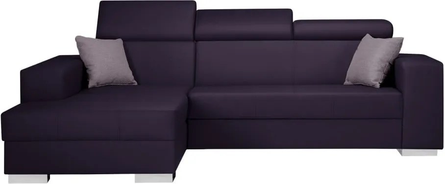 Švestkově fialová sedačka Interieur De Famille Paris Tresor, levý roh