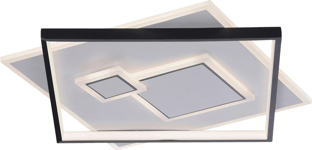 XXXLutz STROPNÍ LED SVÍTIDLO, 57/57/6 cm - Stropní svítidla - 003467059101