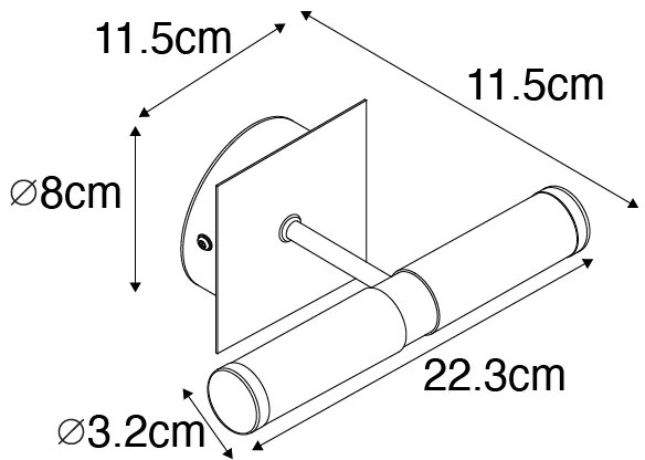 Chytré koupelnové nástěnné svítidlo zlaté IP44 2-světla vč. Zigbee G9 - Bath