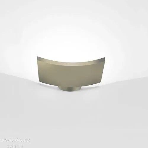 Artemide 1646050A Microsurf Gold, nástěnné svítidlo pro nepřímé osvětelní, 25W LED 3000K, šířka 20cm