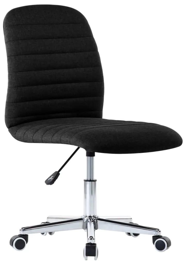 Jídelní židle 4 ks černé textil,  3056536