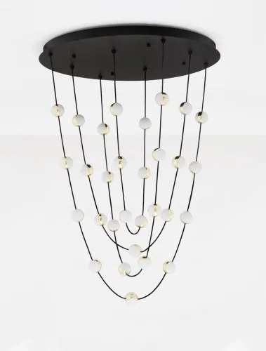 Závěsné LED svítidlo NOVA LUCE ALCINOE 102W 3000K 9511019 stmívatelné Triac