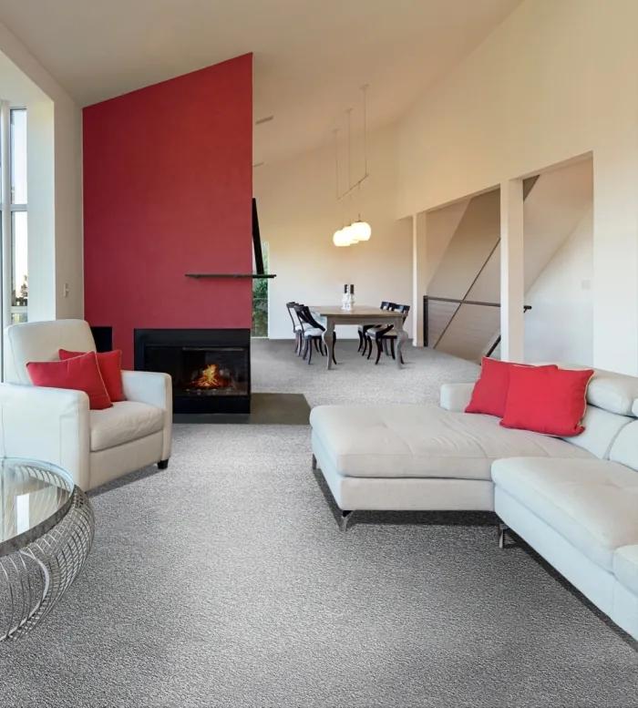 Metrážový koberec bytový Silky Stars Coletta Twinback 197 šedý - šíře 5 m