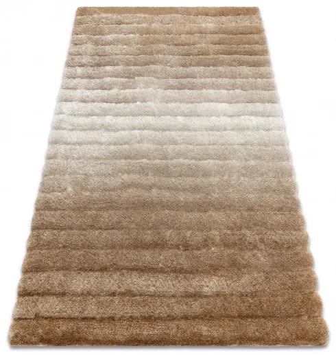 Dywany Łuszczów Kusový koberec Flim 007-B2 Stripes beige ROZMĚR: 80x150
