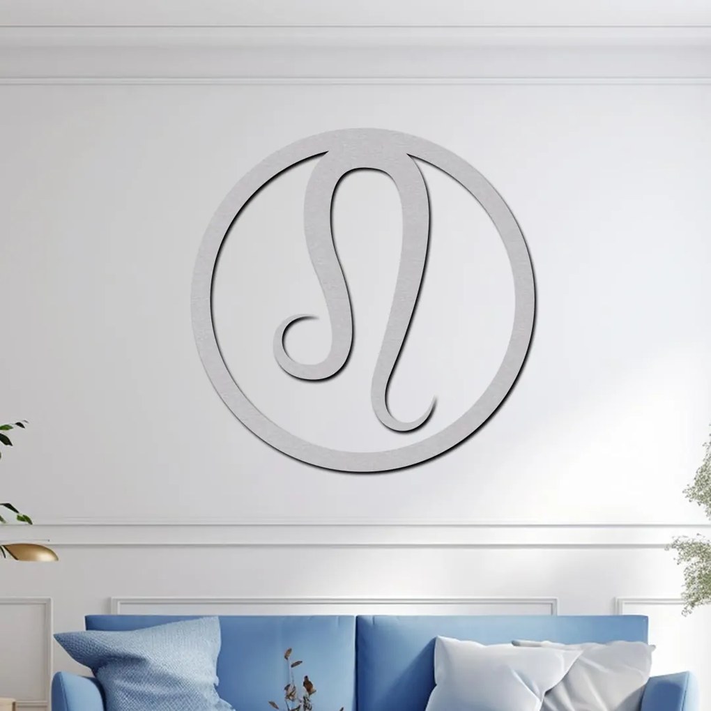 dřevo života Dřevěný obraz znamení zvěrokruhu Lev Zvolte rozměr (cm): 40x40, Zvolte barvu dekoru: Dub Sonoma