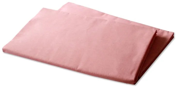 Vesna | Prostěradlo bavlna plátno růžové 140x230 cm