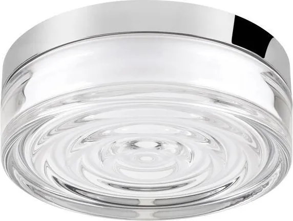 LA 1010211 CYFT WAVE XL Přisazené nástěnné a stropní svítidlo, 2700/3000/4000 K, 15 W, PHASE, 105°, IP65 černá / čirá - BIG WHITE (SLV)