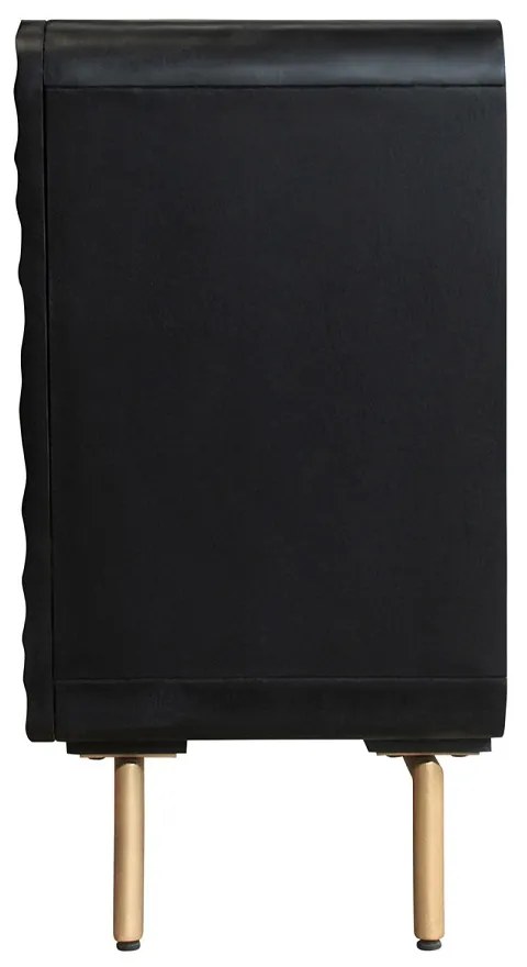 Designová komoda Gavrilla 160 cm černé mango