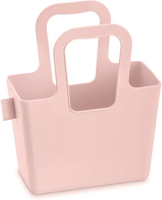 Nákupní taška, na pláži TASCHELINI - barva růžový, KOZIOL