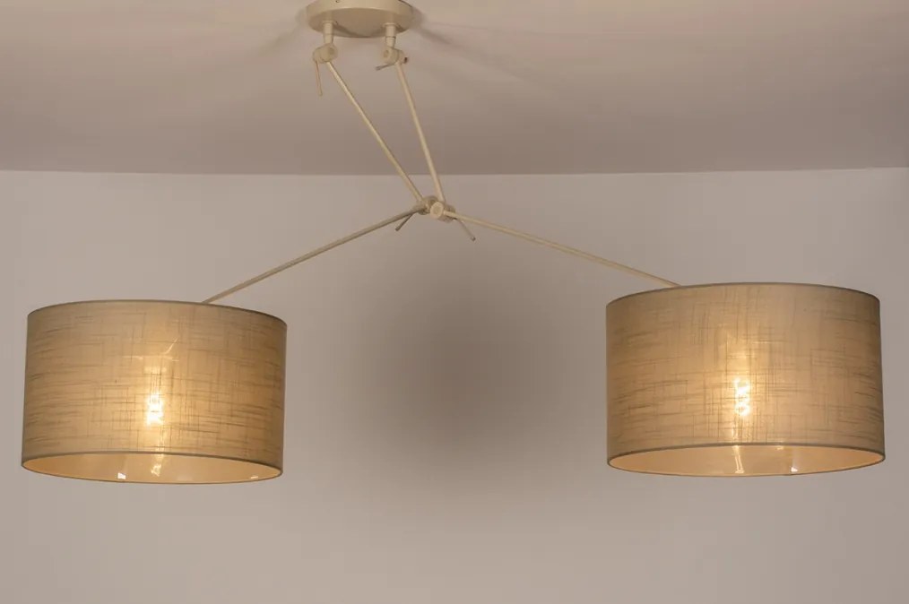Závěsné designové svítidlo nad stůl Snap Light Taupe Duo and Sand