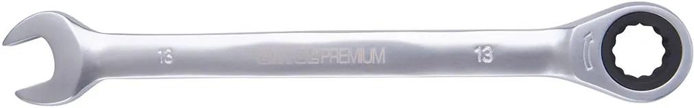 EXTOL PREMIUM klíč ráčnový očkoplochý, 72 zubů, 13mm 8816113