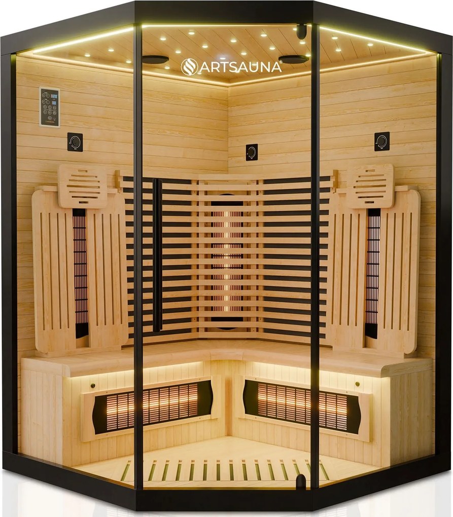 Artsauna Infrasauna Malmö 140, černá