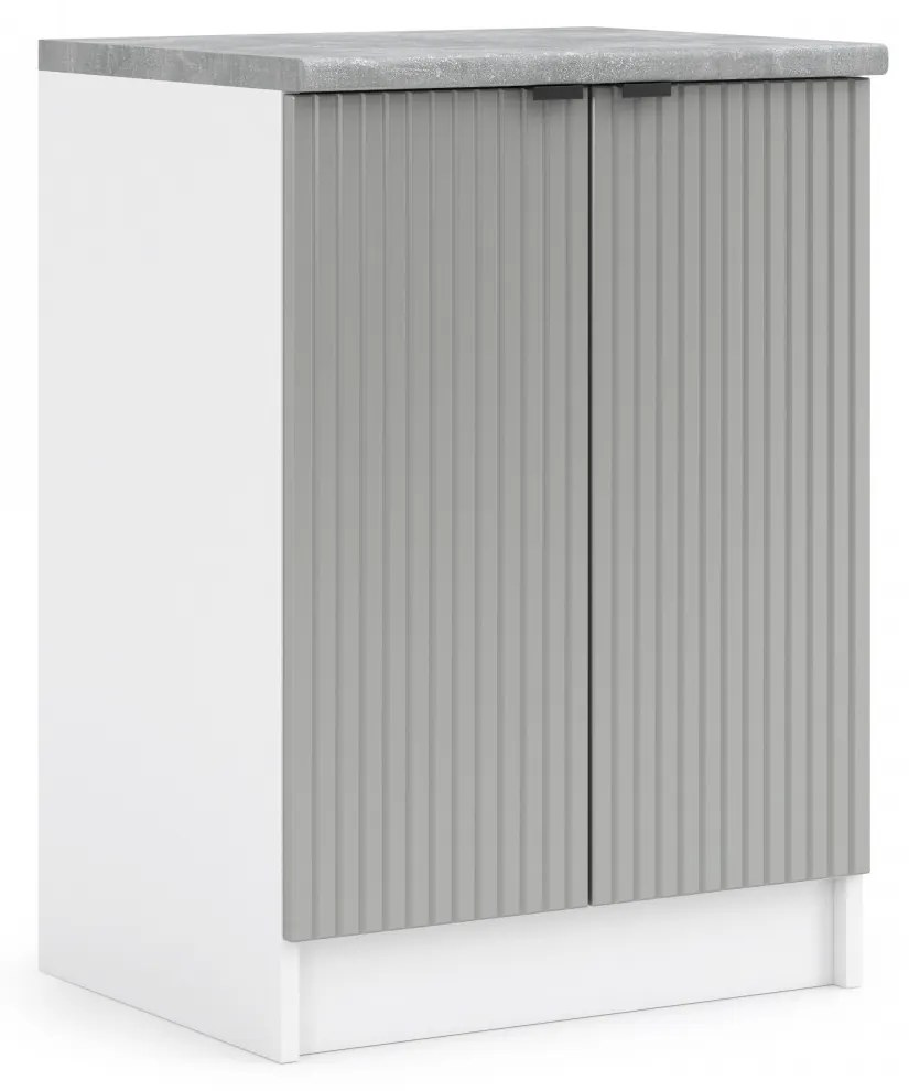 Kuchyňská skříňka spodní 60 cm - LAM D60 2D - Dvířka GISEL