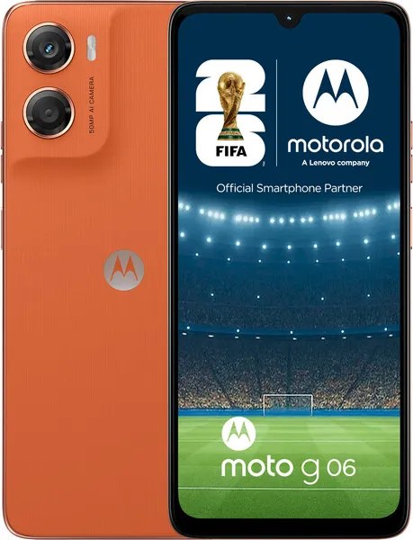 Motorola Moto G06 4/64GB DS GSM PANTONE Oranžová
