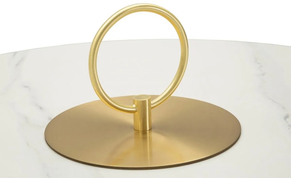 Designový konferenční stolek Venturo 60 cm krémový