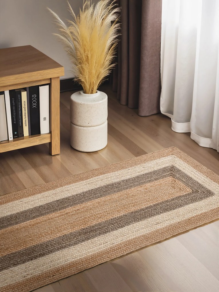 Hanse Home, Běhoun Juno 106327 Natural Gold Multicolor, 80x300, vícebarevná, chodba / předsíň