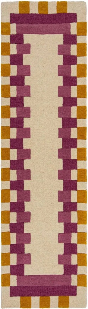 XXXLutz BĚHOUN, 60/230 cm, žlutá, růžová Flair Rugs - Online Only koberce & rohožky - 003165041104