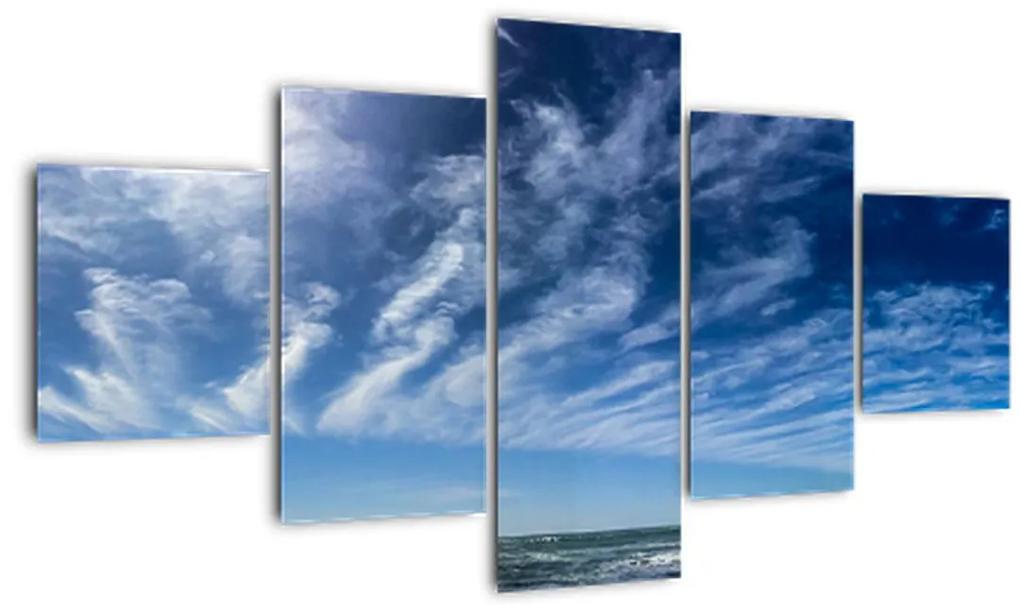 Obraz oblohy s mraky (125x70 cm)