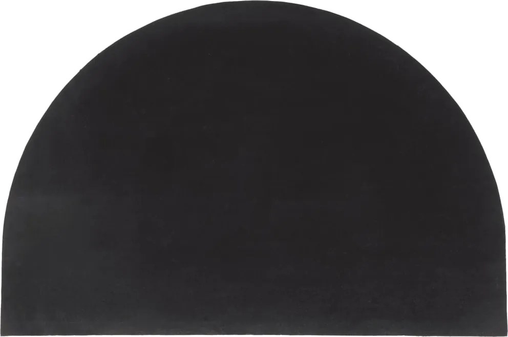 Rohožka před dveře přírodní půlkruhová 60x90 cm kokosové vlákno 155603