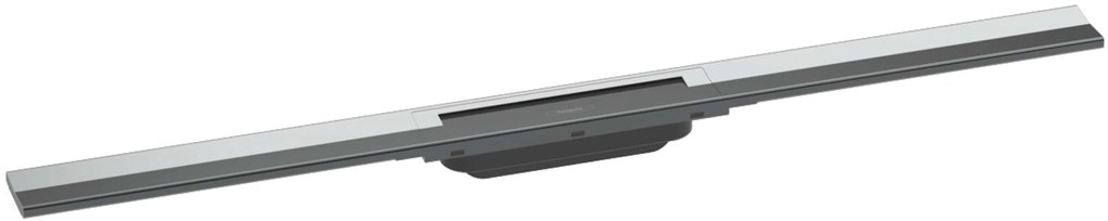 Hansgrohe RainDrain Flex - Lineární sprchový žlab s nerezovým roštem 900, do prostoru, zkrátitelný, chrom 56045000