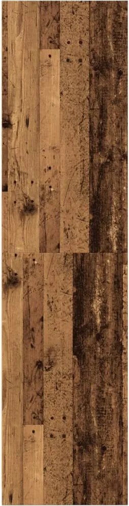 Šatní skříň old wood 80 x 50 x 200 cm kompozitní dřevo 3307799