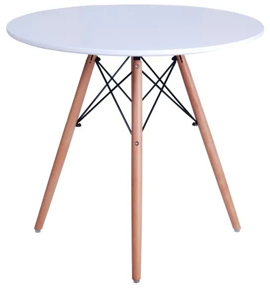 TZB Konferenční stolek Paris 80cm - bílý