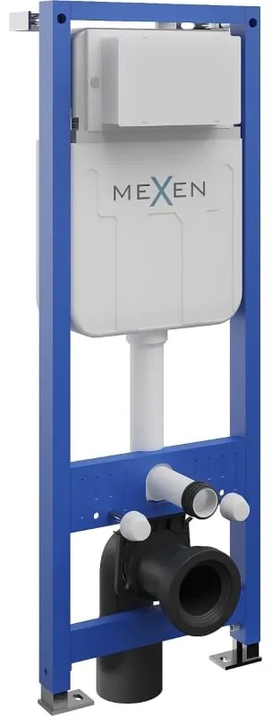 Mexen Fenix Air W, zúžený podomítkový modul s pneumatickým splachováním pro závěsné WC h112 w38 cm, 6A105