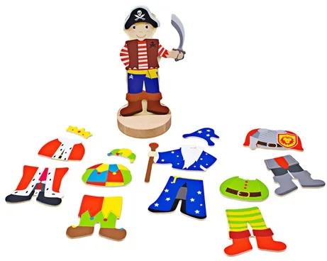 Bigjigs Toys Magnetické oblékací puzzle - Mystické postavy