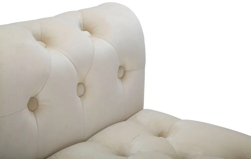 Designová lavice Dandelion 120 cm krémová