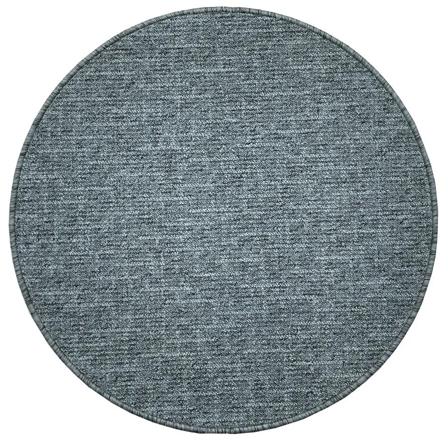 Vopi koberce Kusový koberec Alassio modrošedý kruh - 200x200 (průměr) kruh cm